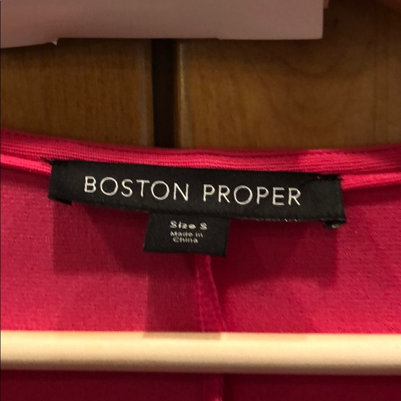 Boston Proper | Dresses | Boston Proper Size S Pink Cold Shoulder Dress ...